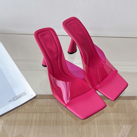 Flygirlclozetxo | Shoes | Glam Girl Hawt Pink Veronica Mules | Poshmark